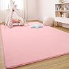 Amazon.com: Keeko Area Rugs for Living Room Bedroom 5x8 Pink, Soft ...