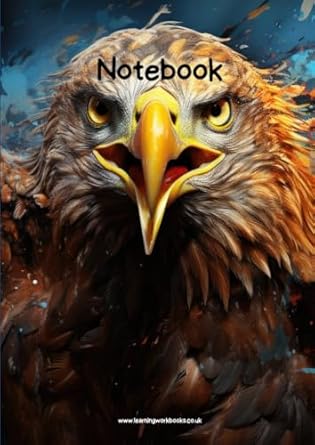 Eagle Notebook 1 - A4 Lined Notebook with 27 Lines on Each Page (100 ...
