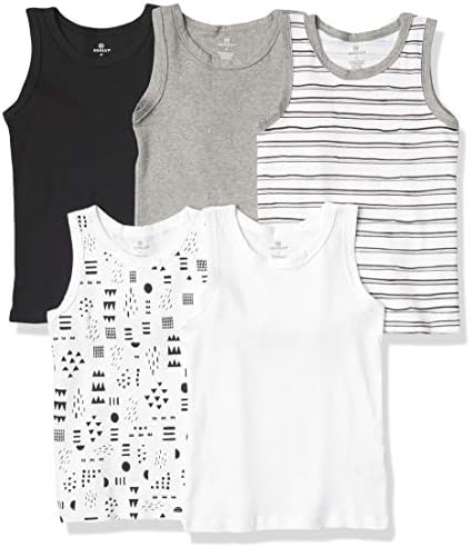 HonestBaby Sleeveless Muscle T-Shirts 100% Organic Cotton for Infant ...