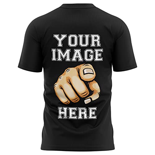 Snapklik.com : Custom Shirt For Men, ADD Your Image To Front And Back ...