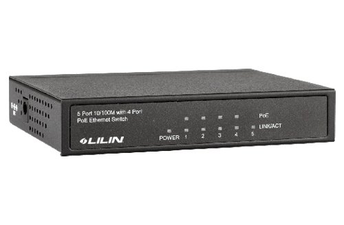 LILIN PMH-POE0570W 5 Port with 4 Port PoE Fast Ethernet Switch : Amazon ...