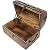 Amazon.com: Nautical Cove Pirate Treasure Chest with Iron Lock and ...