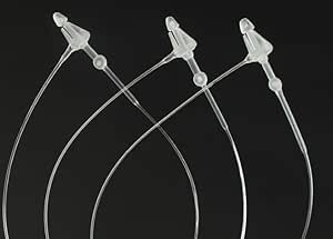 Amazon.com: SIDAZON 3 Inch 500 Pcs Plastic Fasteners Hang Tags Clear ...