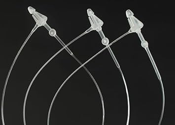 Amazon.com: SIDAZON 3 Inch 3000 Pcs Plastic Fasteners Hang Tags Clear ...