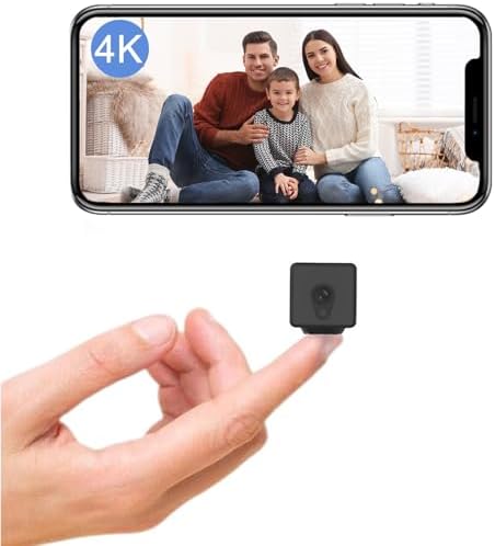 Amazon.com : RXIMA 4K Indoor Security Camera Wireless WiFi Mini Home HD ...