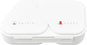 Amazon｜OSK(オーエスケー) おにぎりランチケース 弁当箱 ホワイト 465ml 日本製 おにぎらず おかずも入る 電子レンジ対応 押し型付き シンプル おしゃれ 抗菌 時短 簡単 ...