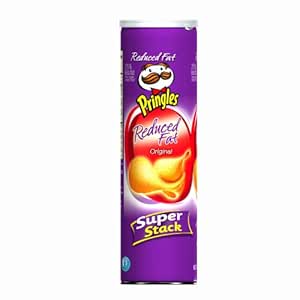 Amazon.com: Pringles Original Reduced Fat Super Stack - 14 Pack ...