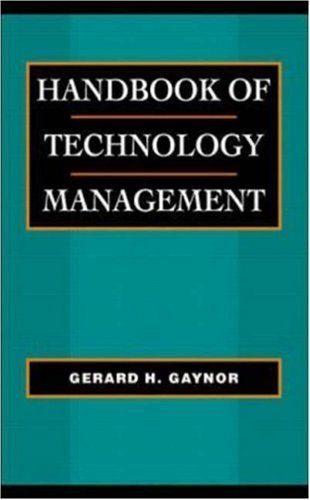 Buy Handbook of Technology Management Book Online at Low Prices in ...