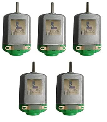 Amazon.com: Lethan - Mini motor rectangular de 6 V CC, 7,000 RPM ...
