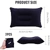 Fascetta Inflatable Pillows for Camping Travel 2pcs Small Air Pillow ...