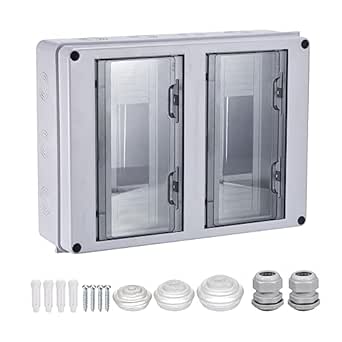 MECCANIXITY Circuit Breaker Box 24 Way IP65 Waterproof Distribution ...