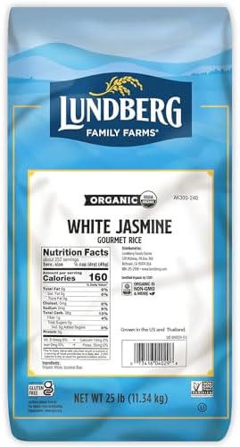 Amazon.com : Lundberg Jasmine Rice, Regenerative Organic Certified ...