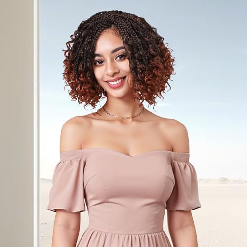 Amazon.com : Tmlkhl Goddess Box Braids Crochet Hair 12 Inch, 9 Packs 3X ...