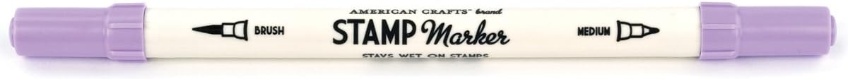 Amazon.com: 2-Tipped Stamp Marker: Lavender : Arts, Crafts & Sewing