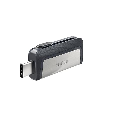 SanDisk Ultra Dual USB Drive 3.1, SDDDC2 32GB, Black, USB 3.1/Type C ...