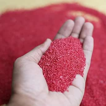 Wonderland Red colour Sand |Multi-purpose sand|Natural sand|1 kg Sand ...