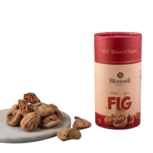Bitewell Premium Dried Turkish Fig 500gm, Rich Source of Fiber, Calcium ...