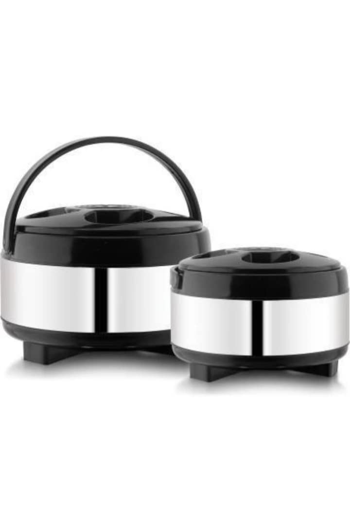 Buy Thermal caaserole Pack of 2 2000ml, 2500ml,Stainless Steel ...