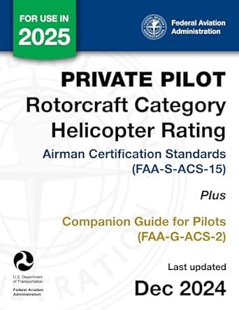 Private Pilot Rotorcraft Category Helicopter Rating Airman ...