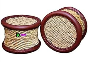 Sarkanda Handicrafts Eco-Friendly Cane Wood Bamboo Sitting Stool, Mudda ...