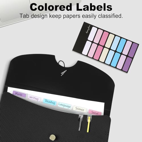 해외직구전문 쇼핑365 Sooez 7 Pocket Expanding File Folder, Premium Accordion ...