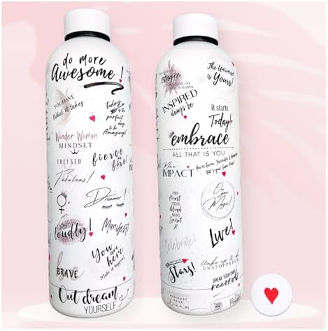 Amazon.com: Girl Power 24/7 Girl Boss Inspirational 24oz Water Bottle ...