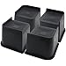 Amazon.com: HANIHUA Bed Risers 4 inch Heavy Duty, 4 Pack Oversized ...