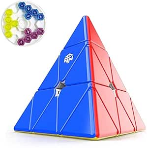 Cubelelo GAN Pyraminx Stickerless Magnetic Enhanced Speed Cube Magic ...