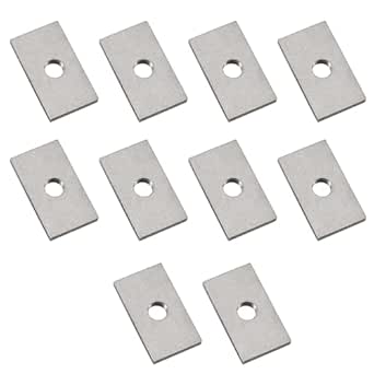 Amazon.com: M6 Square Nuts 304 Stainless Steel Rectangular Nuts Thread ...