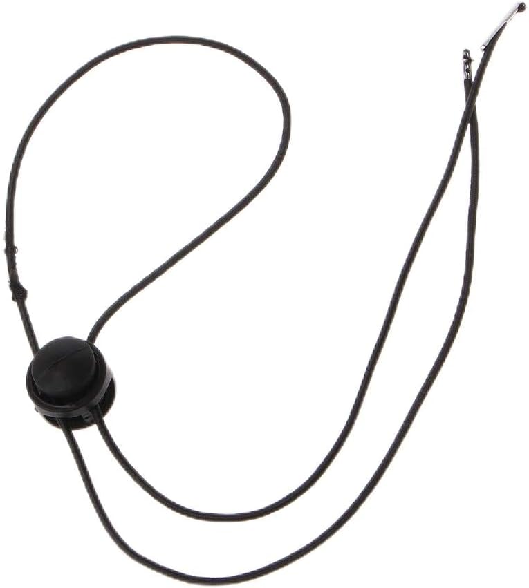 Amazon.com: 10 Pcs Black Adjustable Hat Strap Clip Hat Windproof Cord ...