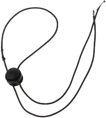 Amazon.com: 10 Pcs Black Adjustable Hat Strap Clip Hat Windproof Cord ...