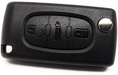 DigitalTech® 3 Button Key Fob Case Cover Compatible with Citroen Fiat ...