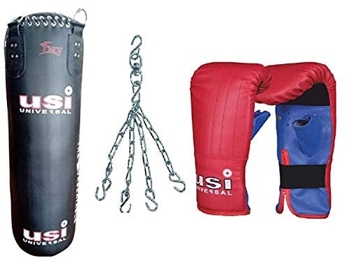 Buy USI Fury Punch Bag for Boxing Bag Filled Punching Bag Kickboxing ...