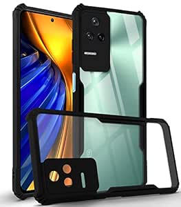 Jkobi Back Cover Case for Poco F4 5G (Crystal Glass Back | Camera ...