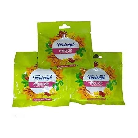 pidilite Mouldit 5 Pack Art Clay (50 g) : Amazon.in: Home & Kitchen