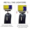 Amazon.com: 4 Pack Candle Lighter Long Lighters, Refillable Butane ...