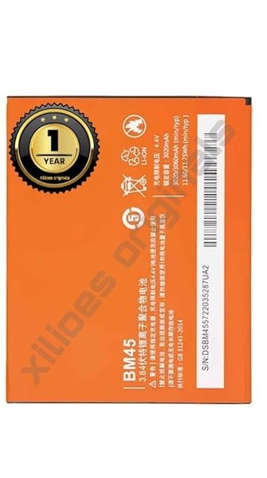 XILIOES ORIGINALS®BM45 Battery for Redmi Note 2 Battery with 1 Year ...