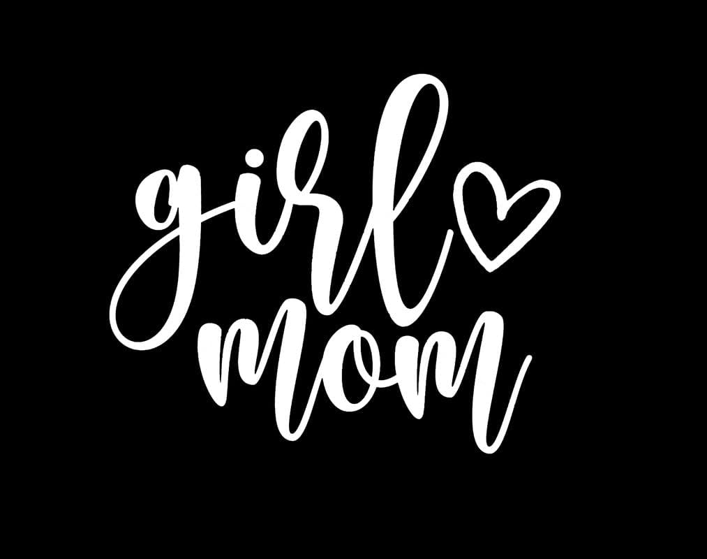 Amazon.com - Girl Mom Heart MKR Decal Vinyl Sticker |Cars Trucks Vans ...