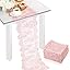 Amazon.com: Newwiee 10 Pcs Rose Pink Lace Table Runner 14 x 120 Inch ...