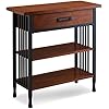 Amazon.com: Leick Home SINCE 1912 Ironcraft Foyer Bookcase with Drawer ...
