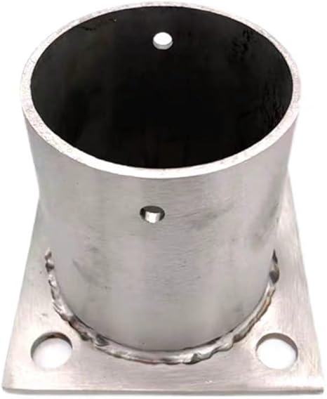 Stainless Steel Fence Post Base Plates with Screws & Fittings - Column ...