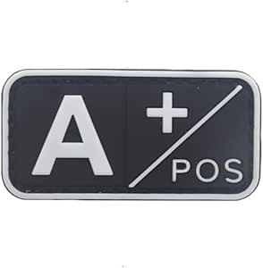 Amazon.com: Ysmzzmsy 1 PCS Blood Type PVC Morale Patch - Fun Morale ...