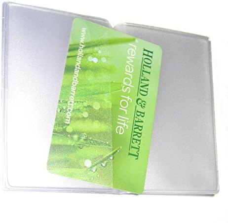 Replacement Plastic Credit Card Purse/Wallet Insert Sleeves (1 x 6 Card ...