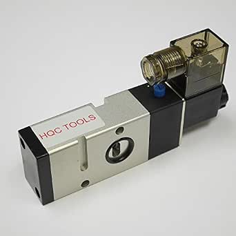 3/2 Way Pneumatic Electric Directional Control Solenoid Valve 1/4" NPT ...