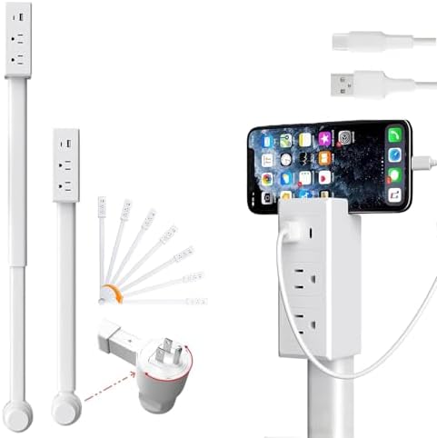 Electrical Outlet Extender Stick,180° Rotating Outlet Extender ...