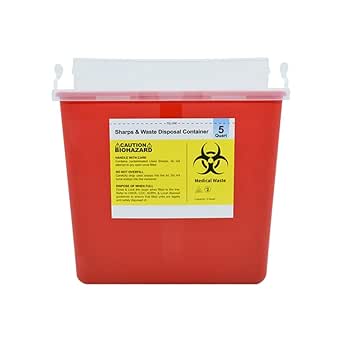 Amazon.com: Generic Sharps Container Large - Sharps Containers for Home ...