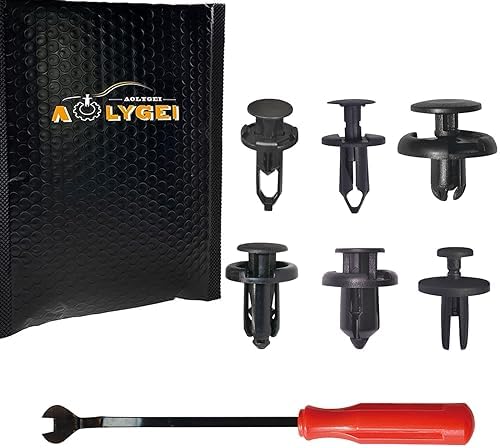 120pcs Retainer Clips Push Type Retainers 6.3mm 8mm 9mm 10mm Expansion ...