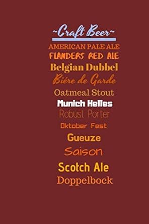 Craft Beer Journal: 200 Pages: Club, The Journal: 9781076787590: Amazon ...