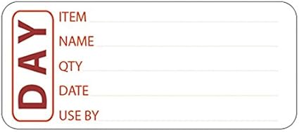 Food Safety Day Labels - Roll of 500 | Food Hygiene Day Labels, Food ...
