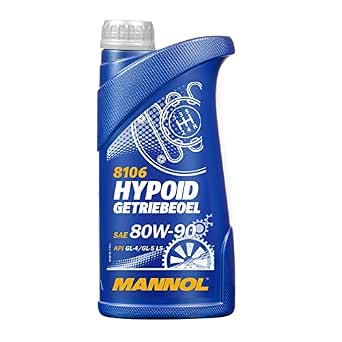 MANNOL 8106 HYPOID SAE 80W-90 API GL-4/GL-5 LS MINERAL- BASED GEAR OIL ...
